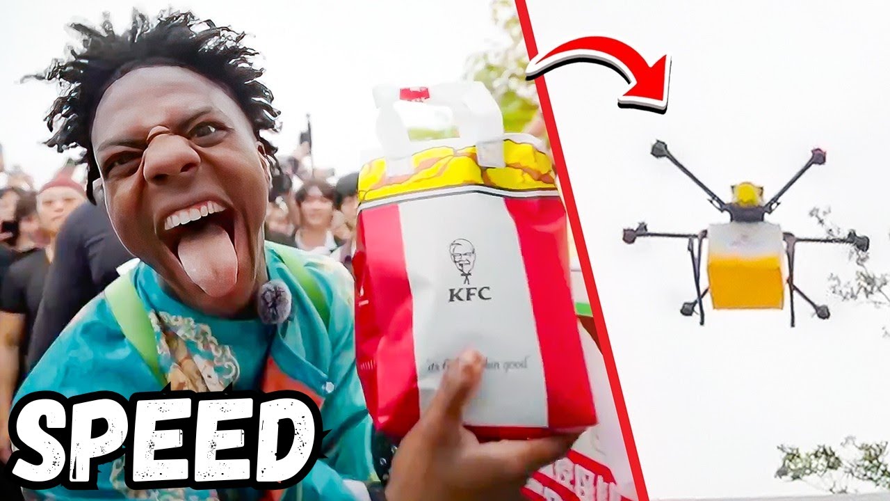 Speed Gets KFC Delivered by a Drone in China! 🇨🇳🍗 (Unbelievable IRL ...