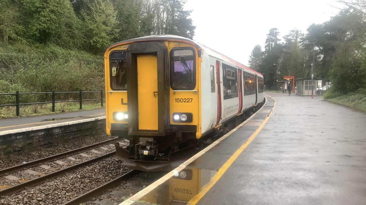 Trains at Cogan - YouTube