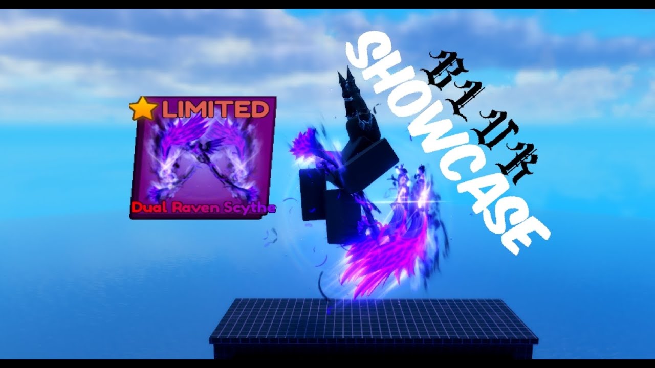 Dual Raven Scythes - Blvk Showcase || BLADE BALL - YouTube