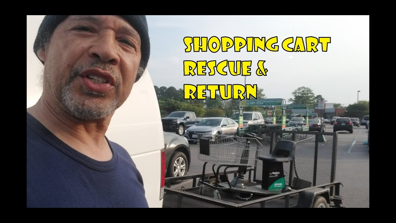 Harris Teeter Shopping Cart Rescue. - YouTube
