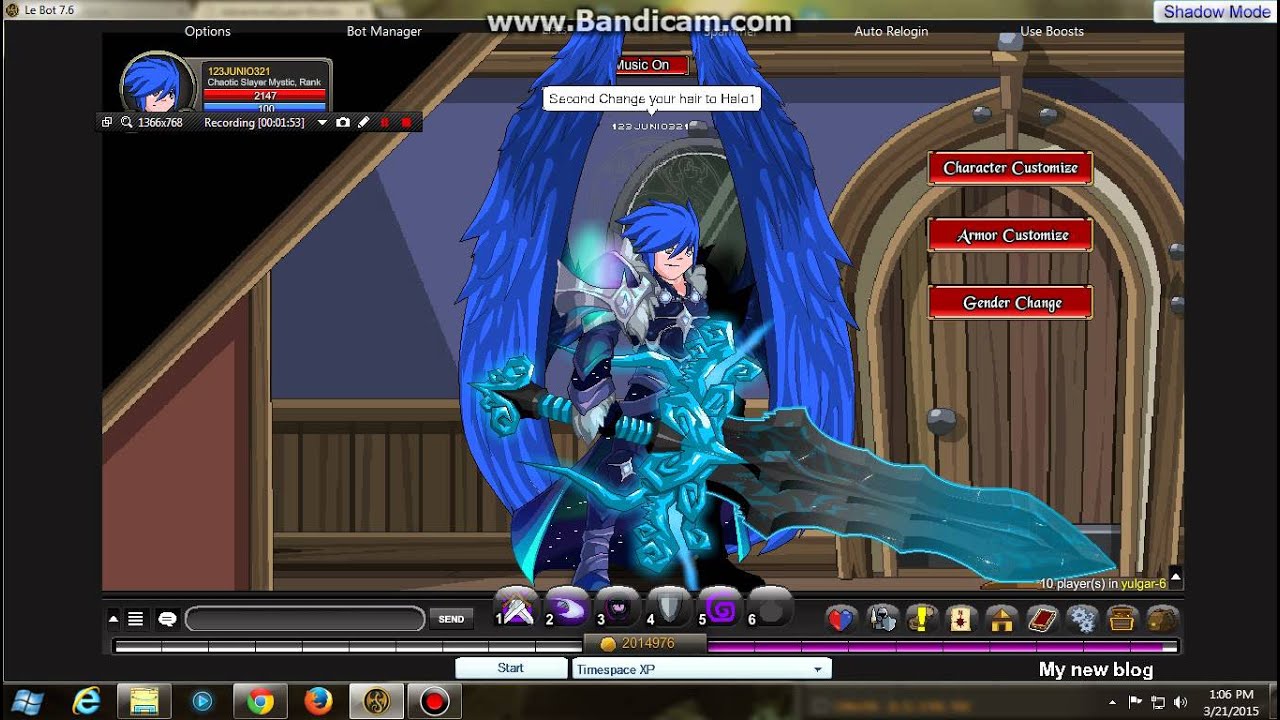 AQW how to get angel helm - YouTube