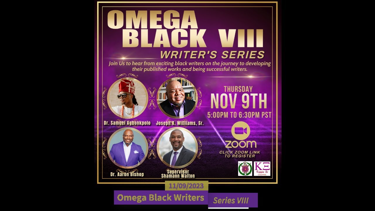 Omega Black Writers Series VIII - YouTube