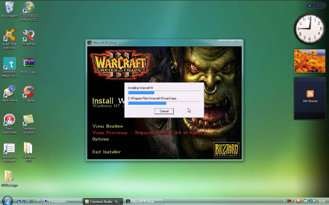 Warcraft III ERROR!!! (Solved) - YouTube