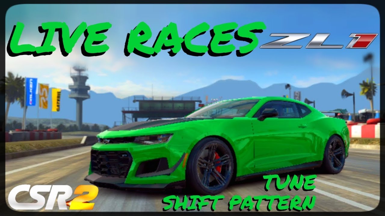 CSR Racing 2 -Camaro ZL1 1LE - Tune and shift pattern - Live races ...