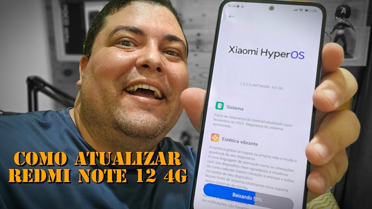 HYPER OS REDMI NOTE 12 4G - COMO ATUALIZAR - YouTube