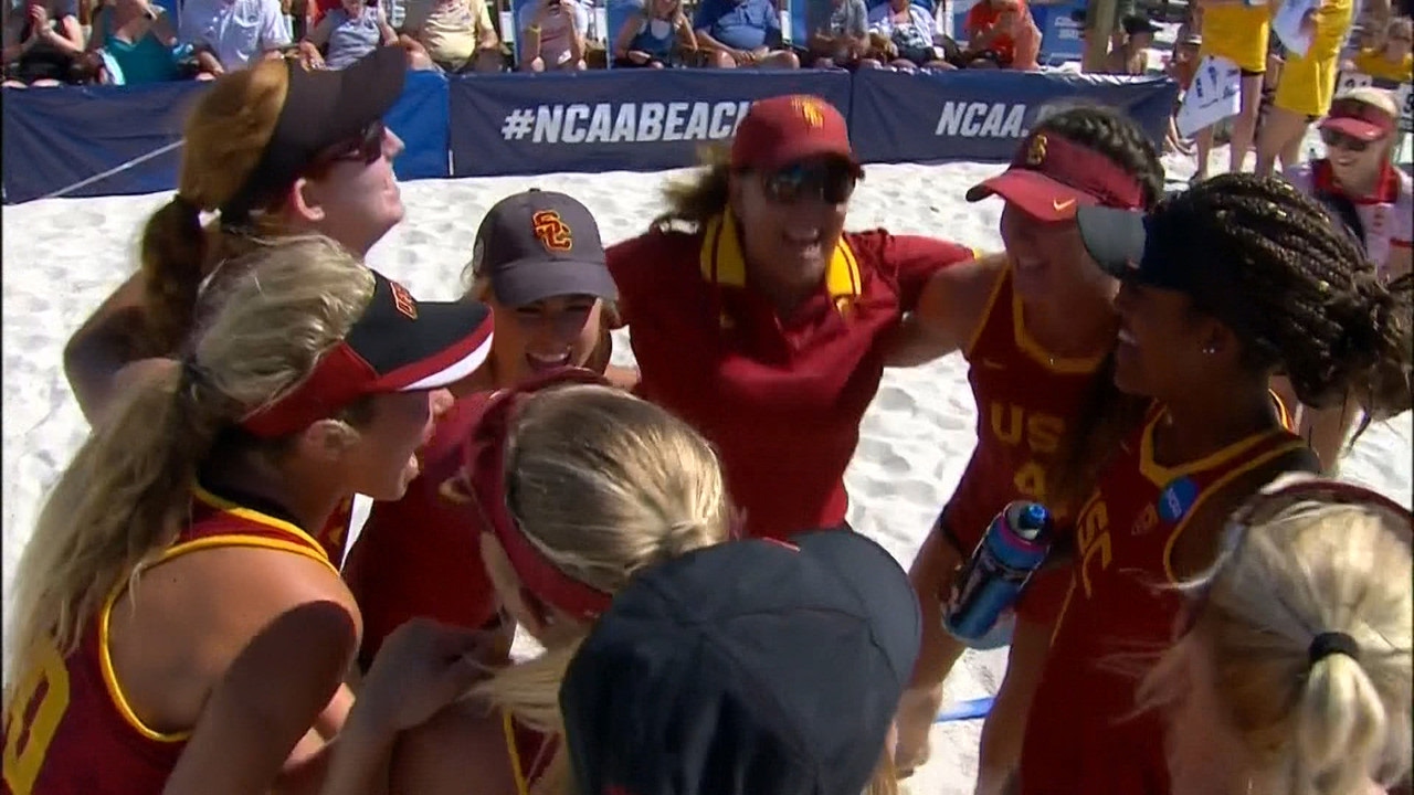 Highlights: USC beach volleyball blanks Pepperdine, advances to NCAA ...