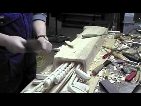 Wood carved Golf Set - YouTube