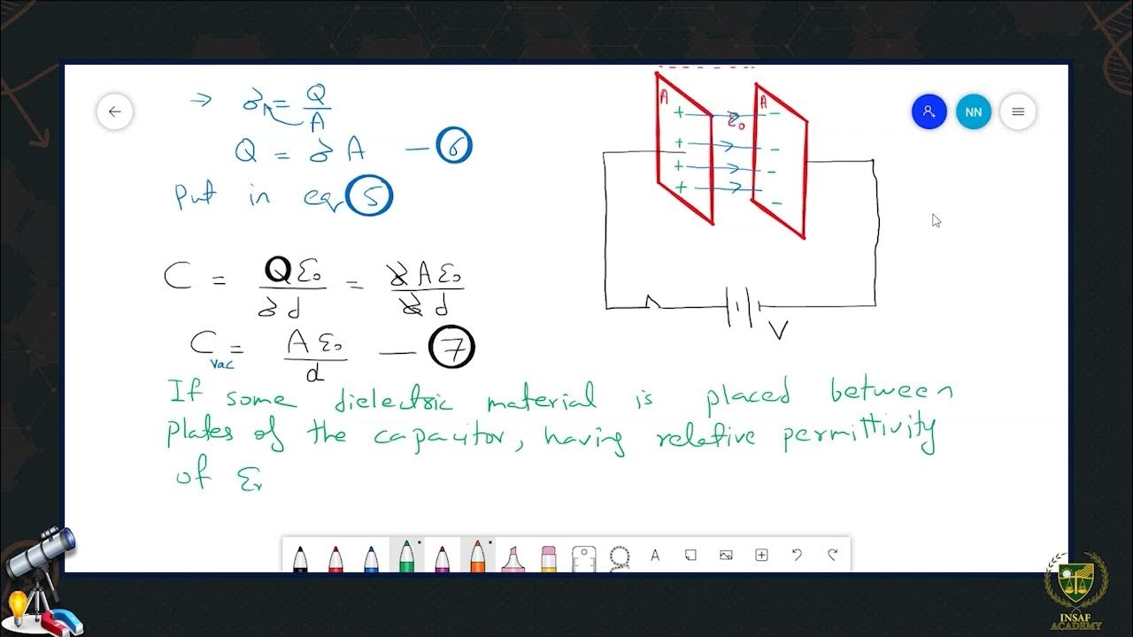 12th Physics CH 12 LEC 12. 20 || Capacitance of Parallel Plate Capacitor - YouTube
