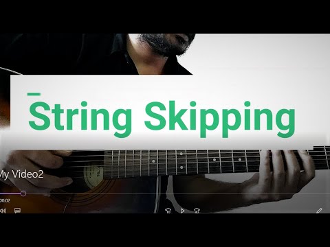 Guitar Finger Exercise w Tab||🔥String Skipping🔥||#42secguitarlesson # ...