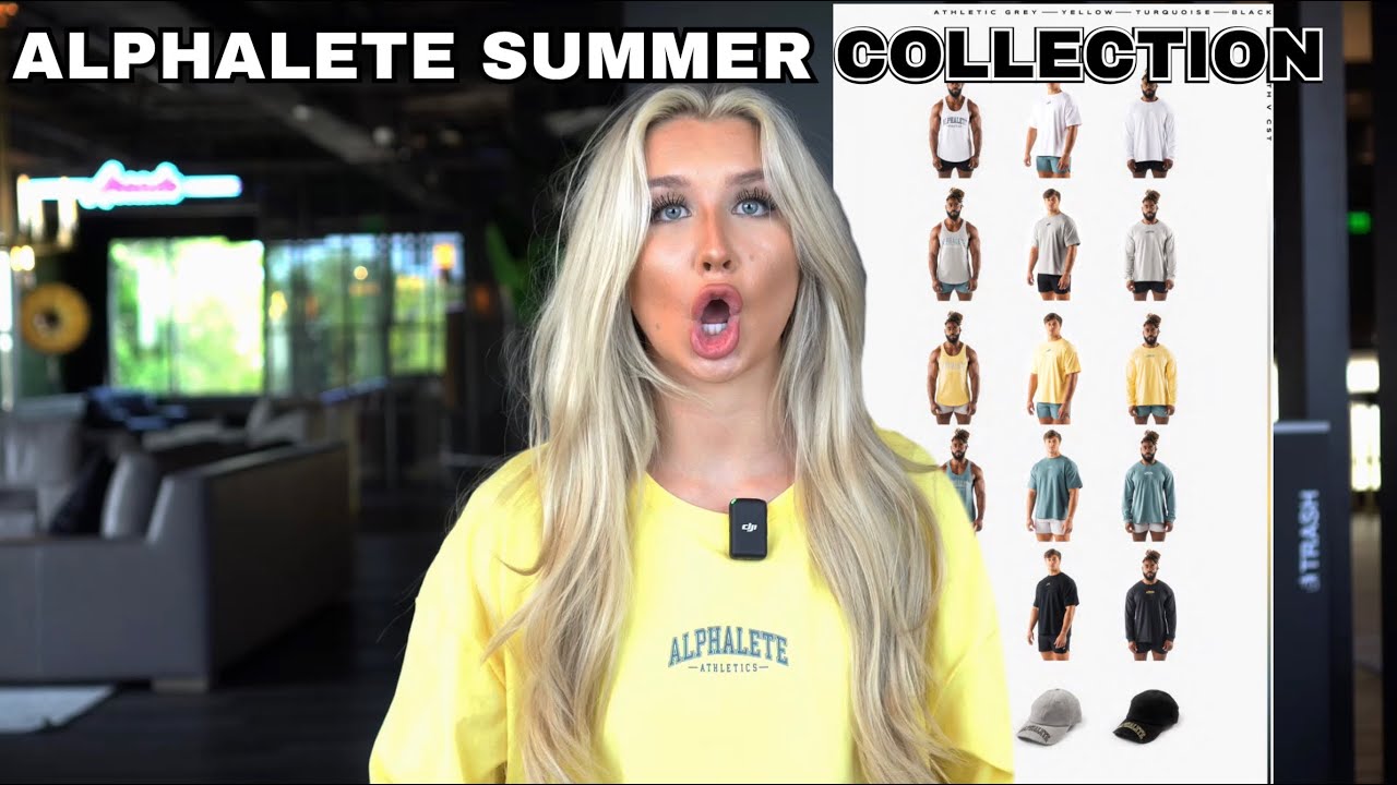 ALPHALETE SUMMER TRY ON HAUL JULY 2023 | New pump covers, tees, ozone ...