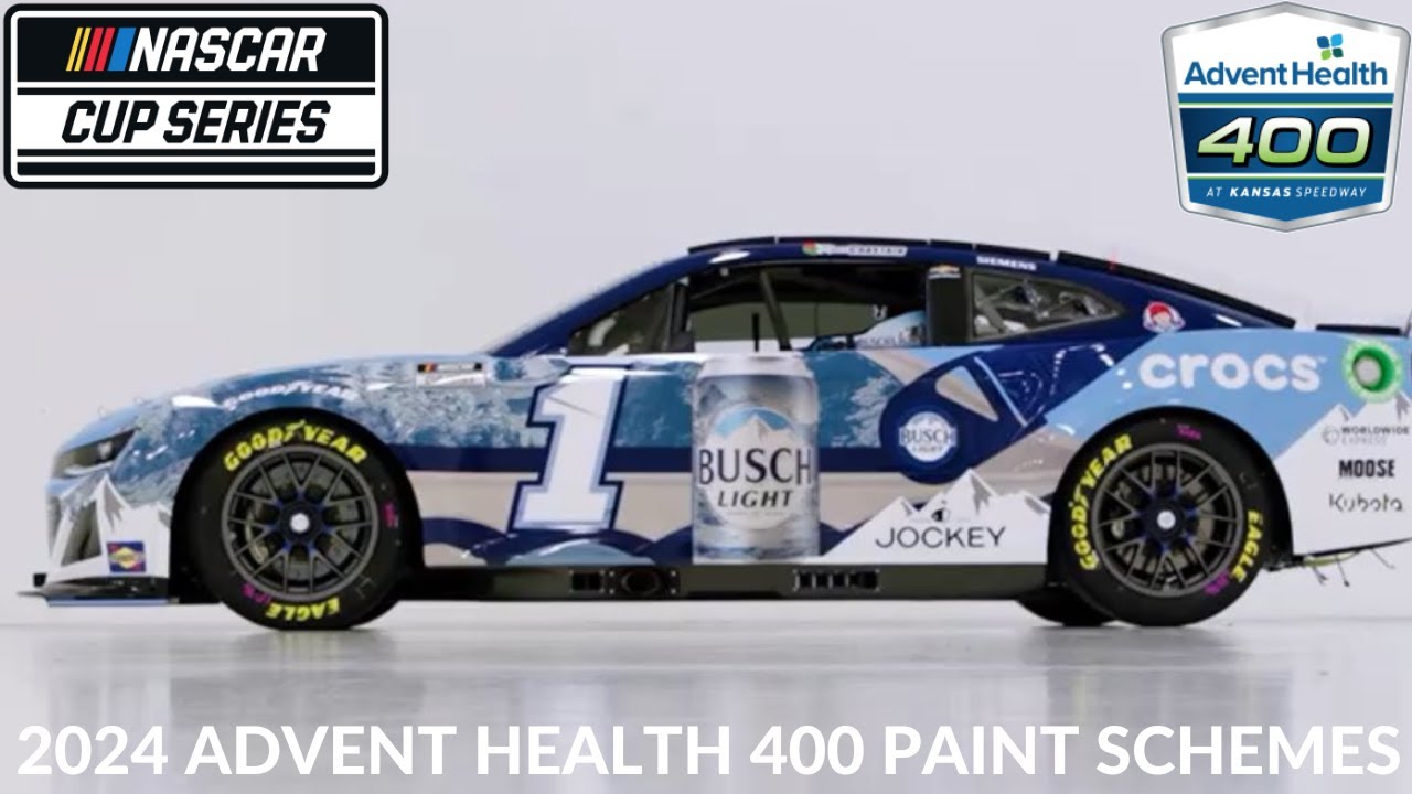 2024 Advent Health 400 Paint Schemes - YouTube