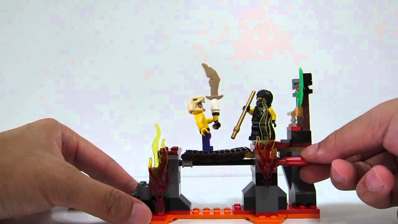 LEGO 70753 Lava Falls- Playing Feature - YouTube