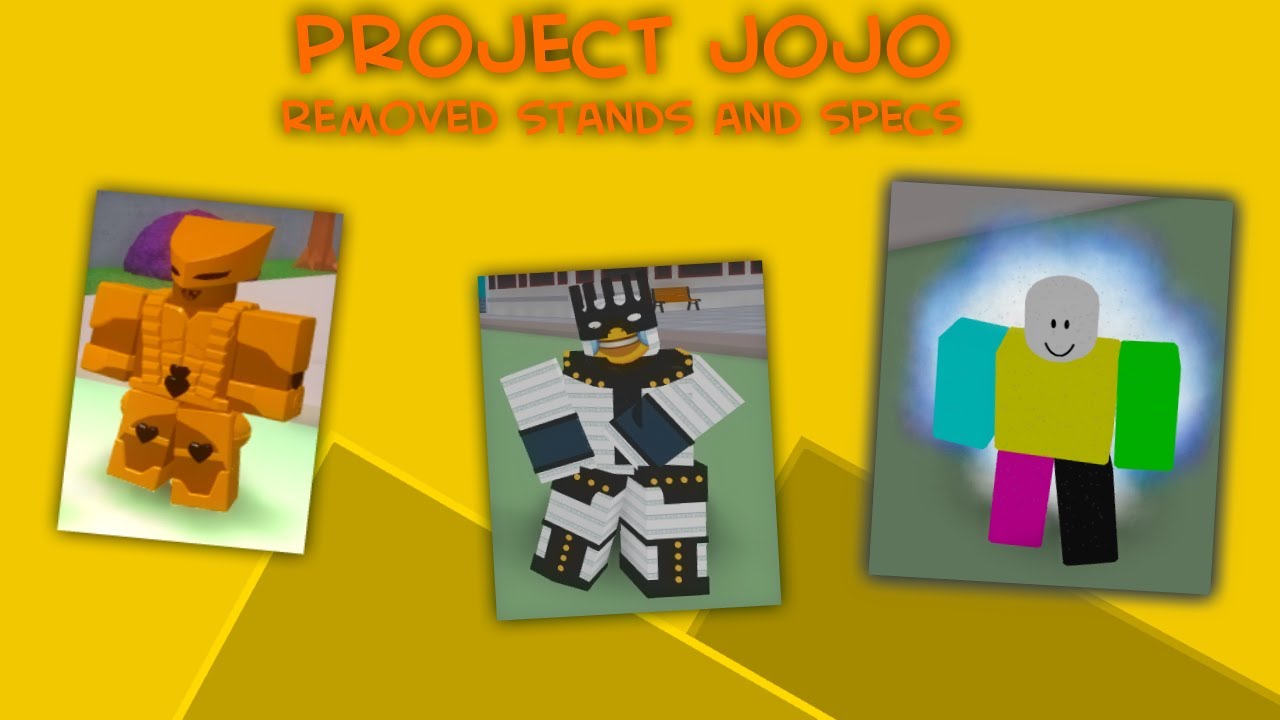 Project JoJo Removed Stands And Specs - YouTube
