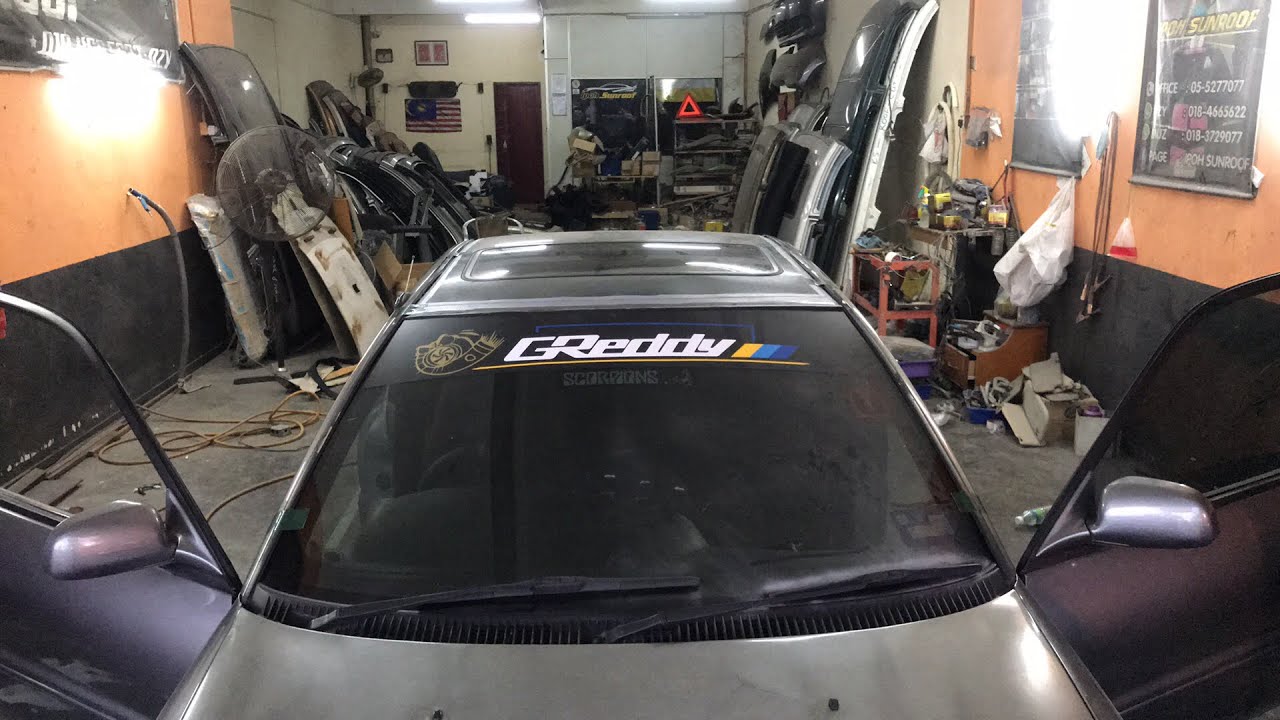 🔴 Done install PROTON PUTRA SUNROOF MITSHUBISHI VRM AUTO TOUCH - YouTube