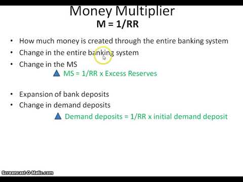 Money Multiplier Screencast - YouTube