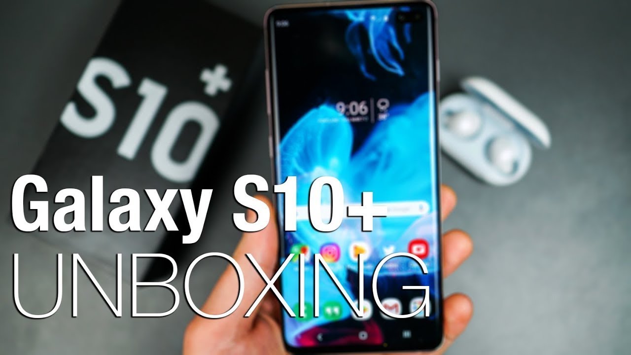 Samsung Galaxy S10 Plus Unboxing Setup And First Look Youtube
