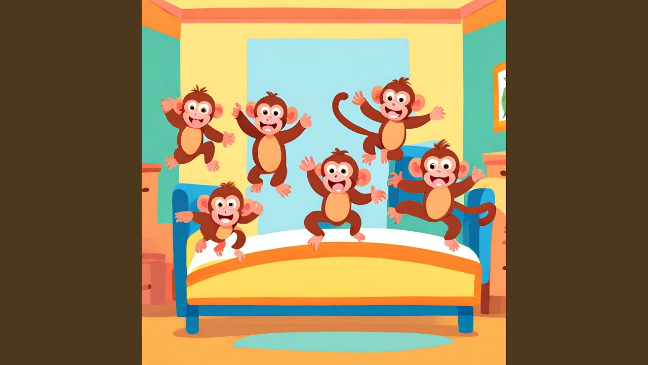 Five Little Monkeys Jumping on the Bed - YouTube