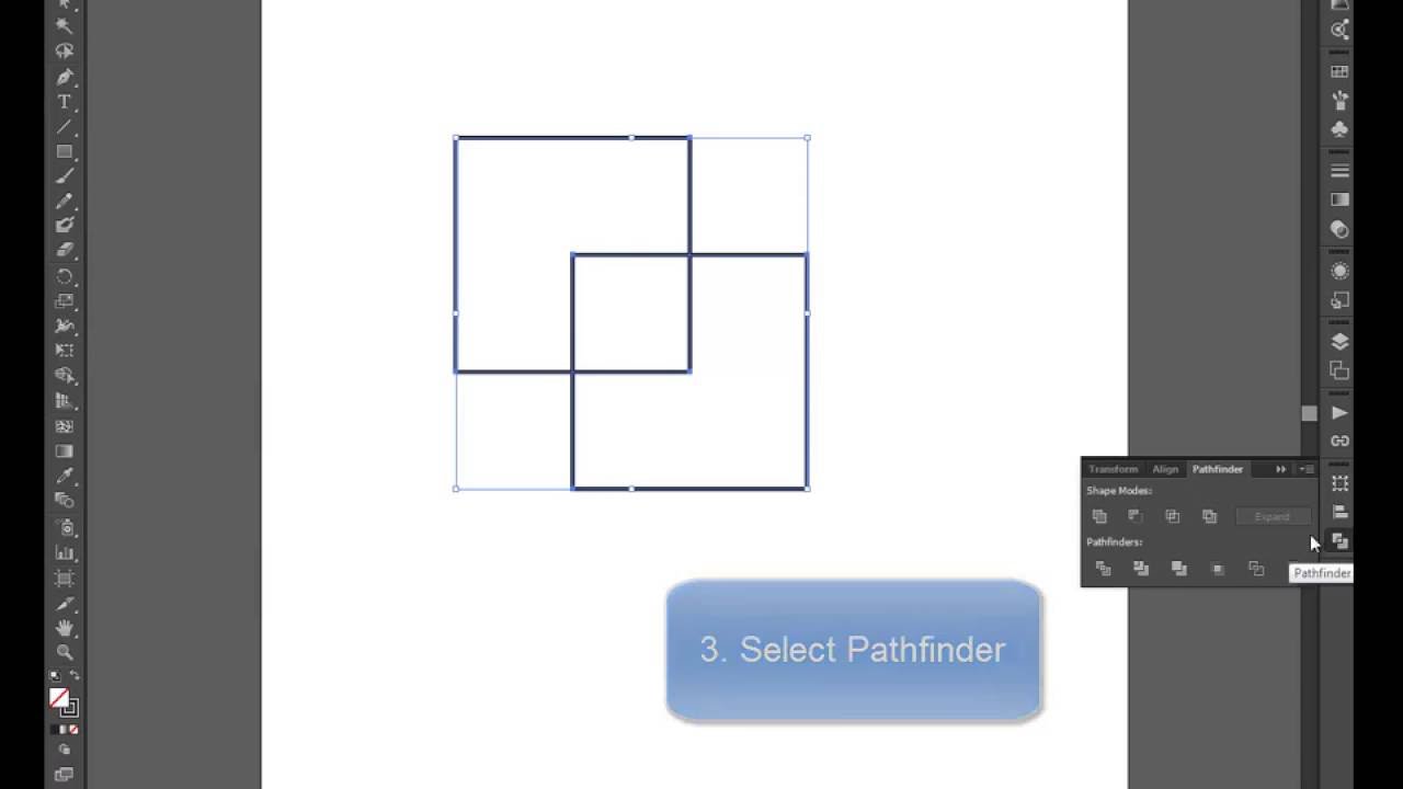 Adobe Illustrator How To Use Pathfinder Intersect YouTube Adobe Illustrator How To Use Pathfinder Intersect YouTube