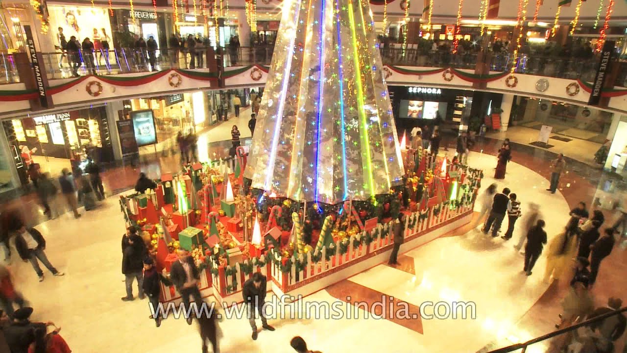 Time lapse of people in quick motion at Select Citywalk, Saket - YouTube