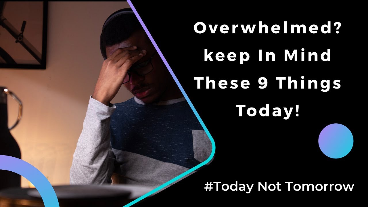 How to Stop Being Constantly Overwhelmed | The Myth - YouTube