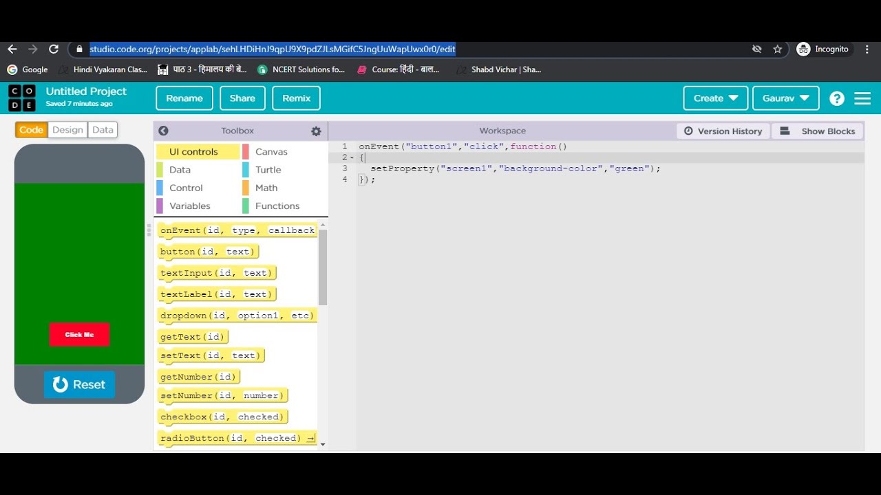 Learn the basics of Code| Ist Live Online Coding Class - YouTube