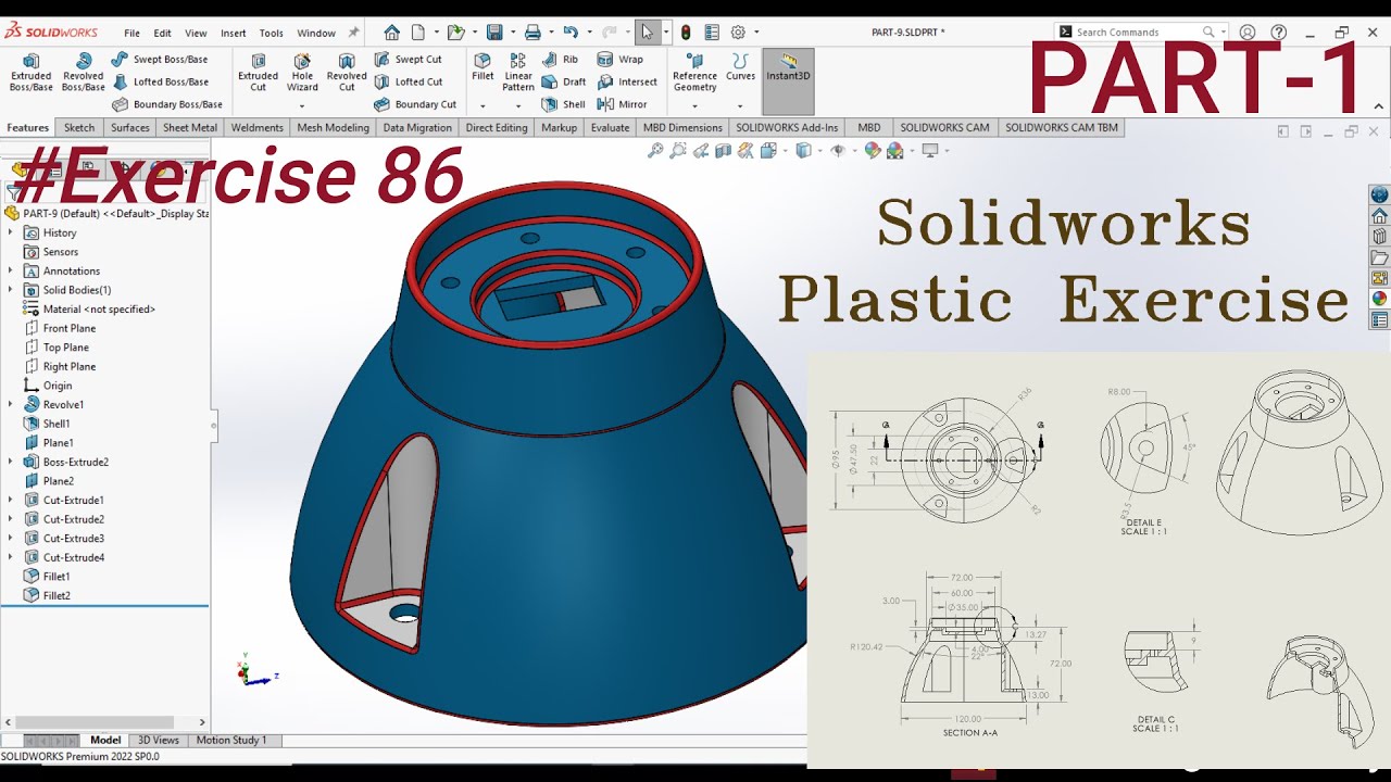 🌟🚀Unlock the secrets of SolidWorks plastic part modelling Mastery🚀🌟 ...