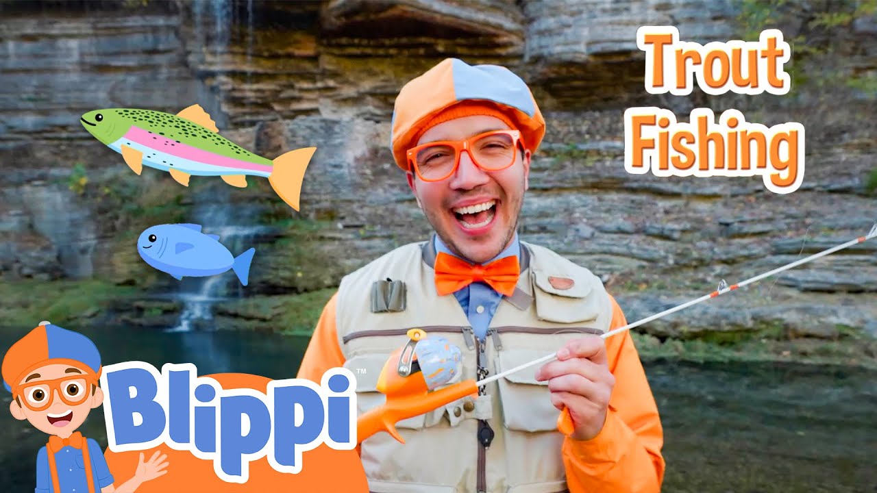 Fishing Fun with Blippi! | Blippi | Moonbug Kids - Fun Zone - YouTube