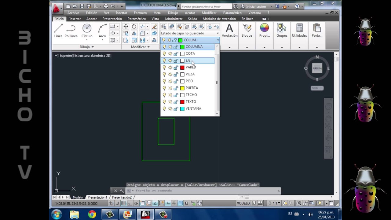 4 - Autocad 2013 (Curso ITELCA) - Columnas - YouTube