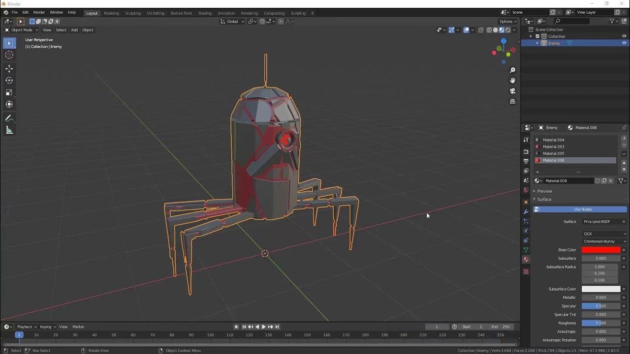 #13 Tuto Godot Mono/C# FPS 3D - Rig du monstre sous Blender - YouTube