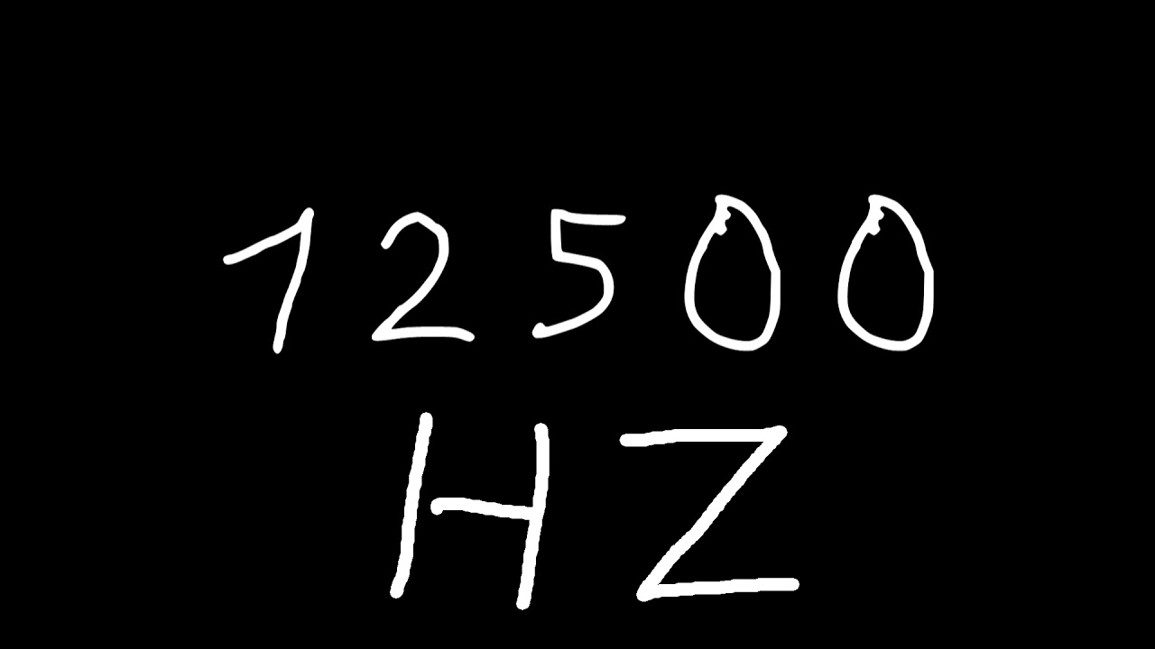 12500 Hz YouTube