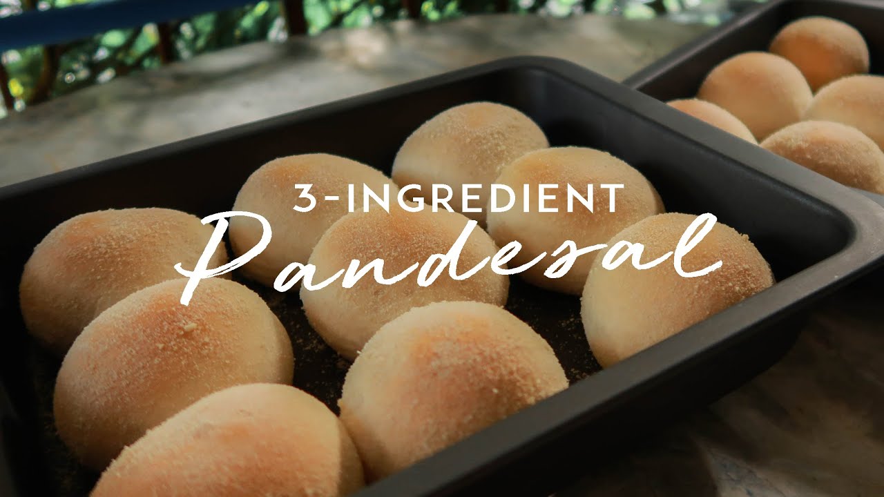 How To Make Pandesal With 3 Ingredients Basic Pandesal Recipe Rox