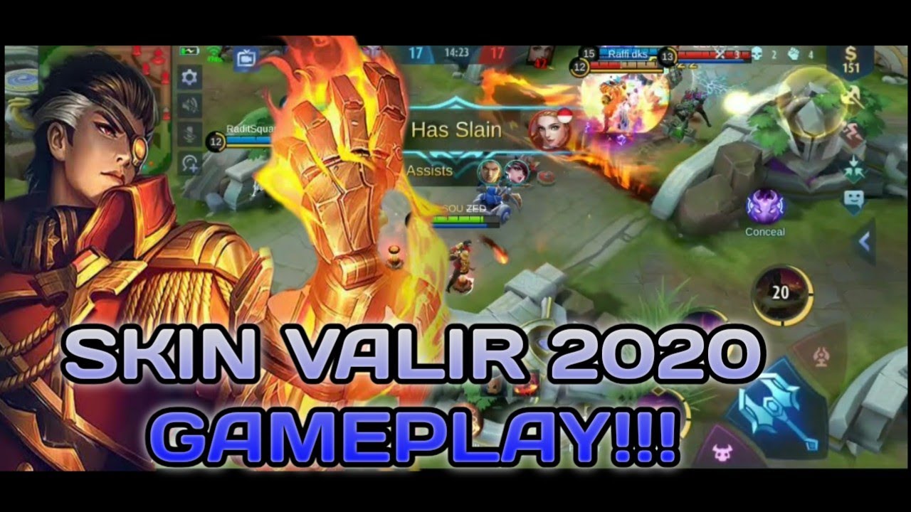 GAMEPLAY SKIN 2020 VALIR !! - YouTube