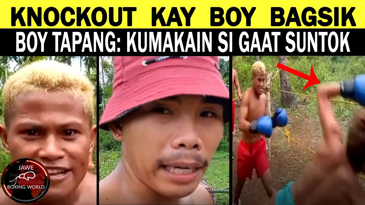 Boy Bagsik Pinabagsak Ang Kalaban Sa Sparring, Boy Tapang: Kumakain Si ...