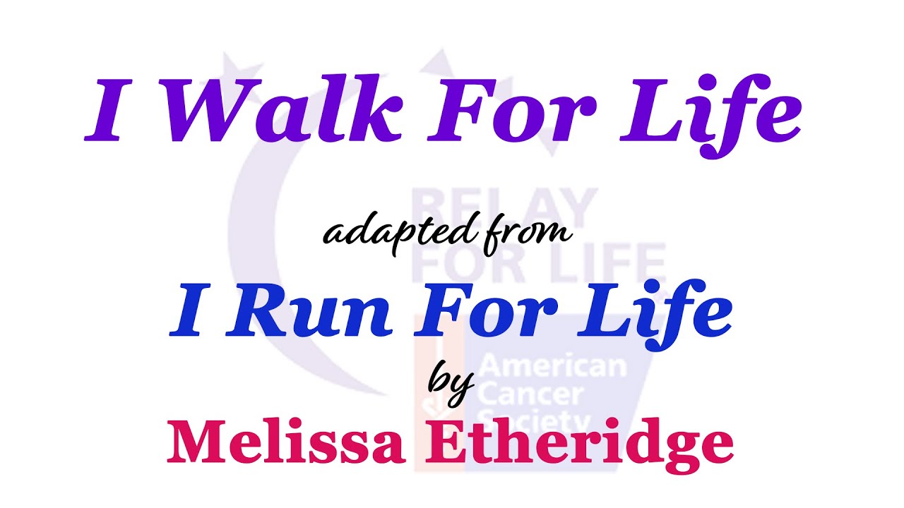 I Walk For Life - YouTube