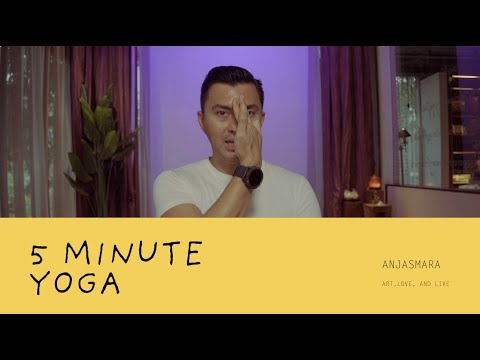 ANJASMARA YOGA 5 MNT - YouTube
