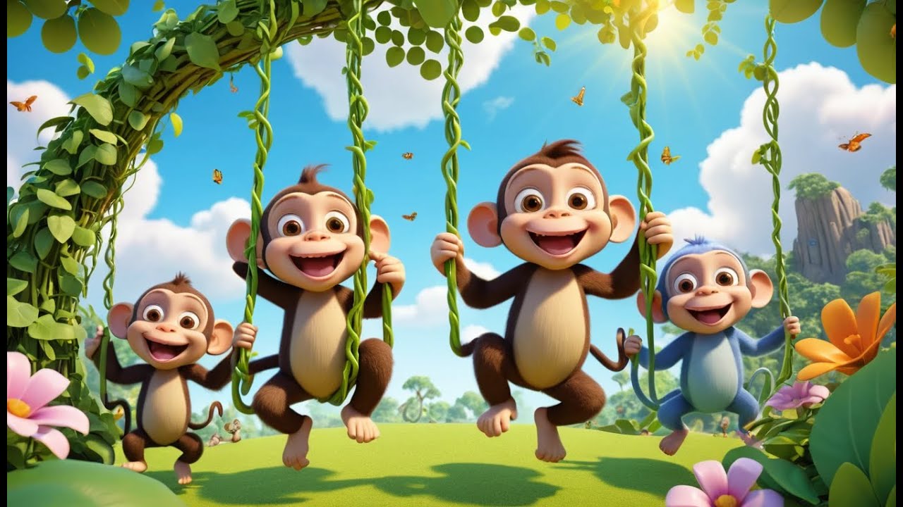 🎵 Jungle Animals Counting | Kids Song & Baby Song | Nursery Rhyme for ...