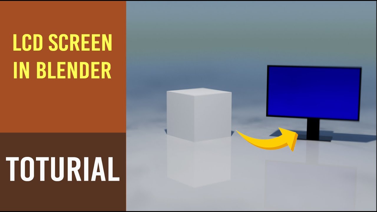 How to Make LCD Screen in Blender 3D | Toturial | blender 3.0 - YouTube