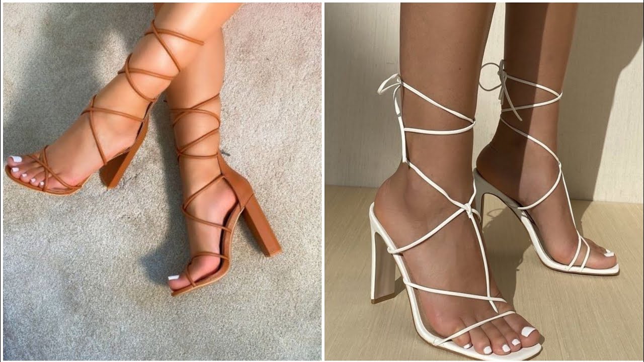 Outstanding And Gorgeous Lace Up High Heel Sandals For Beautiful Women 2022 Youtube