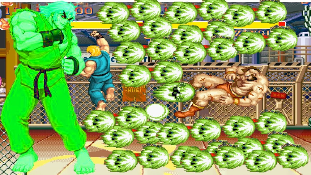 INSANE SF2 Gameplay with Ken in 1992 Arcade Version Featuring Hidden ...