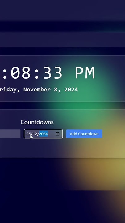 Creating A Digital Clockš And Countdown Timerā³ With Html And Css Coding Css