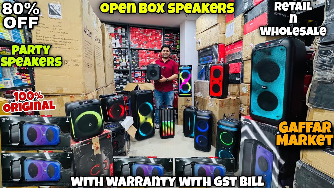 Original Open Box Speakers| with warranty with gst bill| 80% Off ...