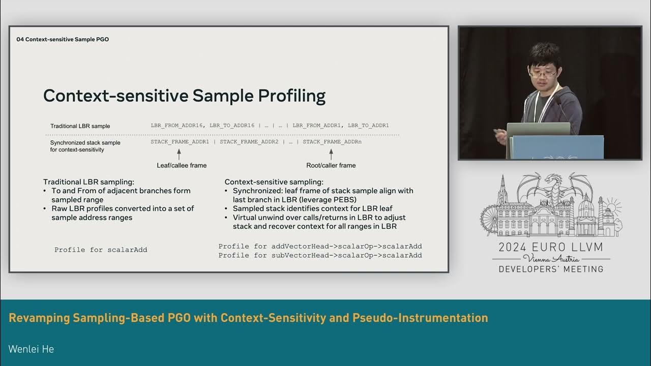 2024 EuroLLVM - Revamping Sampling-Based PGO with Context-Sensitivity and Pseudo-Instrumentation ...