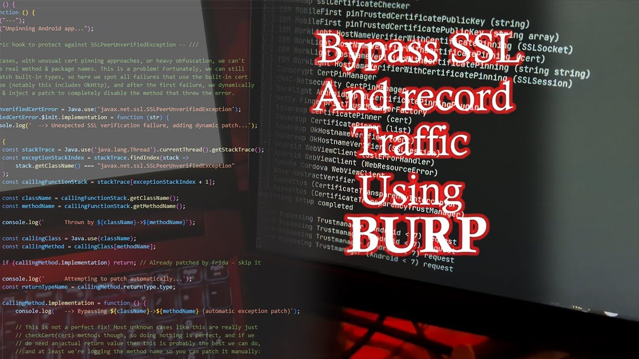 Bypass SSL And Monitor App Traffic with Burp Suite - YouTube