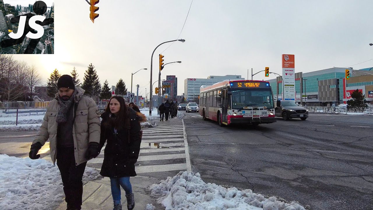 Lawrence Heights “Jungle” & Mall | Toronto Walk (Jan 2023) - YouTube