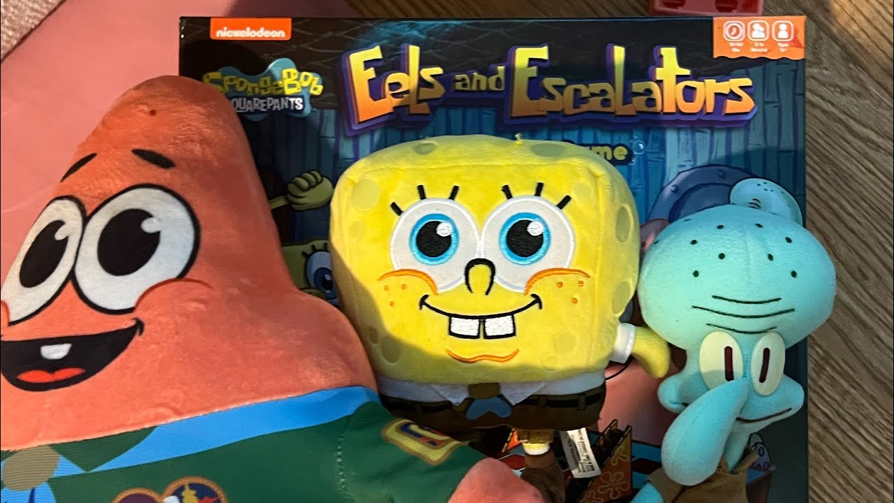 SpongeBob and friends play Eels and Escalators - YouTube