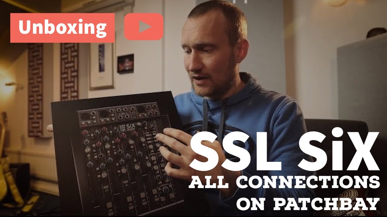 SSL SiX Unboxing and Connecting to a Patchbay - YouTube