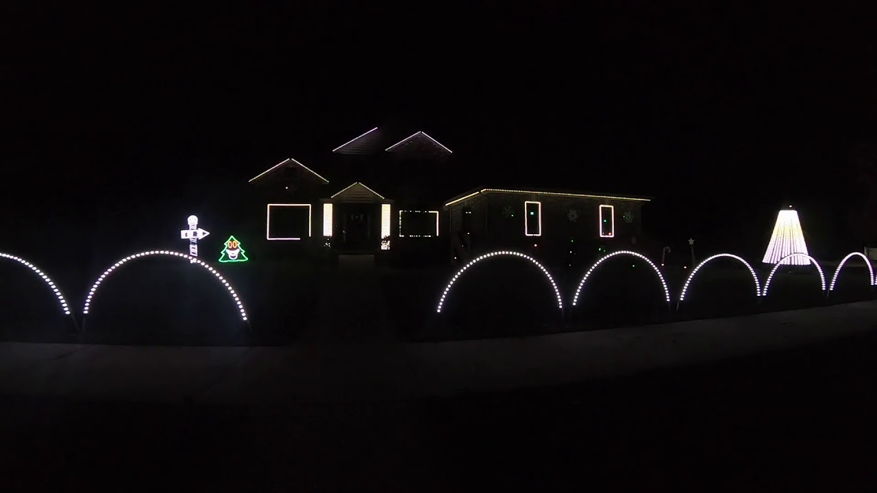 Gandor Family Light Show Halloween Intro (2020) - YouTube