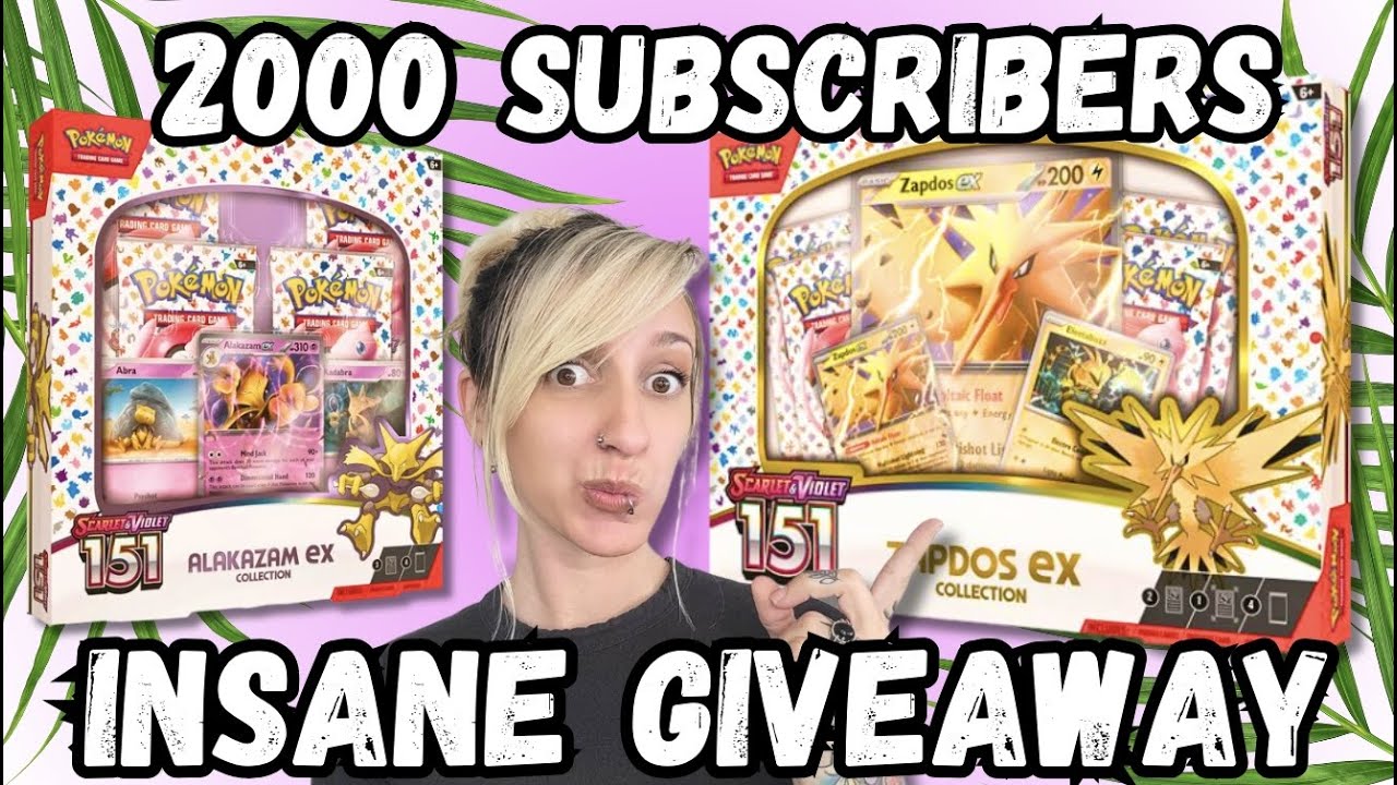 Pokemon *151 COLLECTION BOXES* Opening!! 2000 SUBSCRIBER GIVEAWAY ...