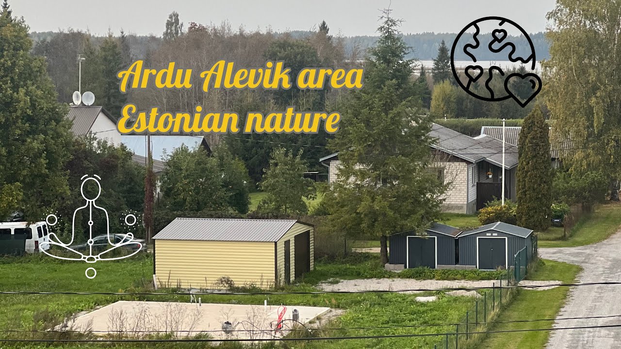 Estonia, Ardu (Alevik)Township exploring the area, beautiful nature ...