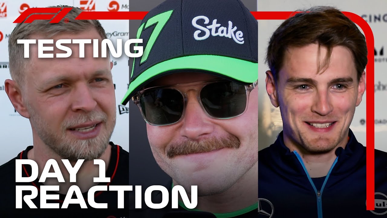 Drivers' Day 1 Reaction | F1 Pre-Season Testing 2024 - YouTube